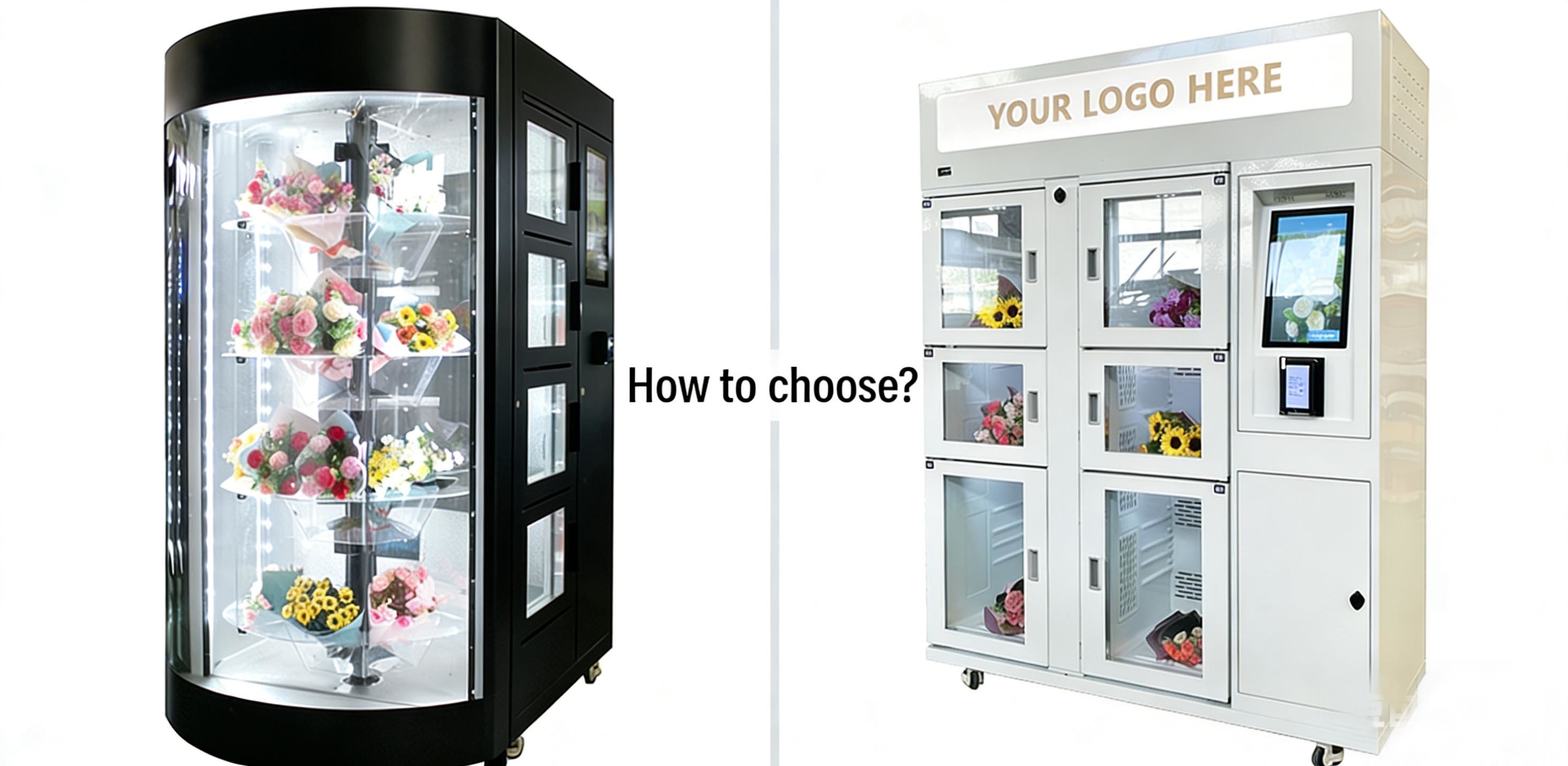 Locker Type vs Rotating Type Flower Vending Machine