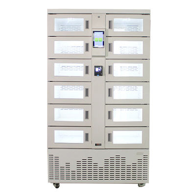 240V Efficient Refrigerated Vending Machine Winnsen Smart Food Lockers