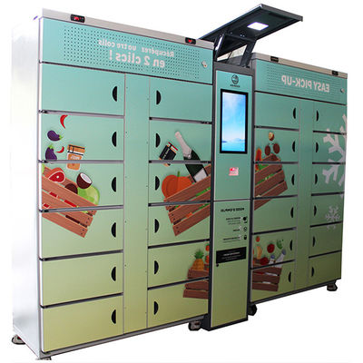 240V Efficient Refrigerated Vending Machine Winnsen Smart Food Lockers