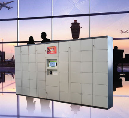 Airport Bus Station Smart Luggage Lockers , Modern Design Multi Box Lockers