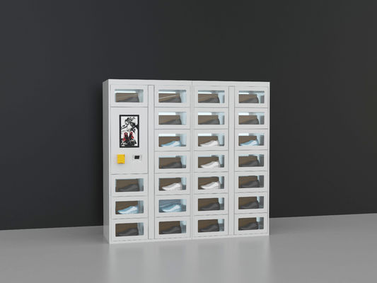 Advertising Touch LCD Coin Operated Food Vending Machine With Cooling ...