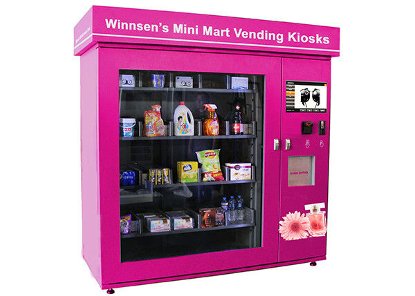 CE Auto Self Service Mini Mart Vending Machine , Network Remote Control ...