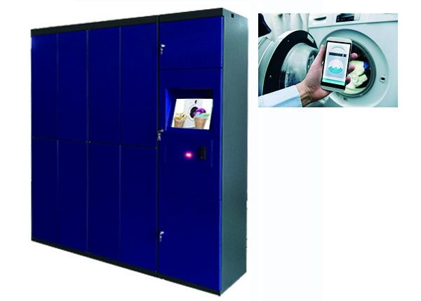 Self Service Intelligent Digital Laundry Locker with SMS Message ...
