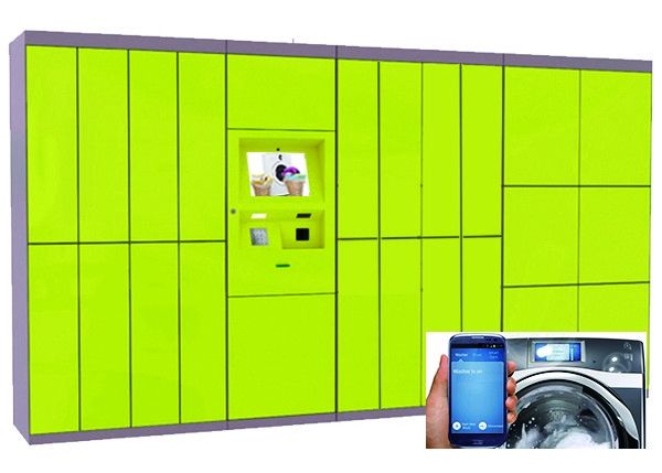 Self Service Laundry Delivery Lockers , Intelligent Logistic Parcel ...