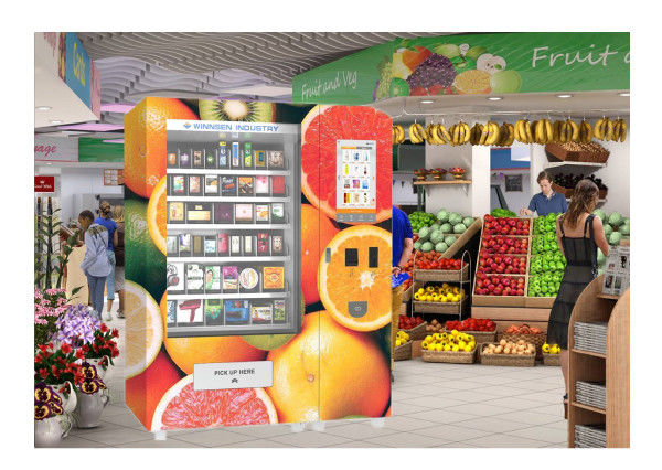 Modern Design Custom Refrigerated Vending Machine For Snack Food ...