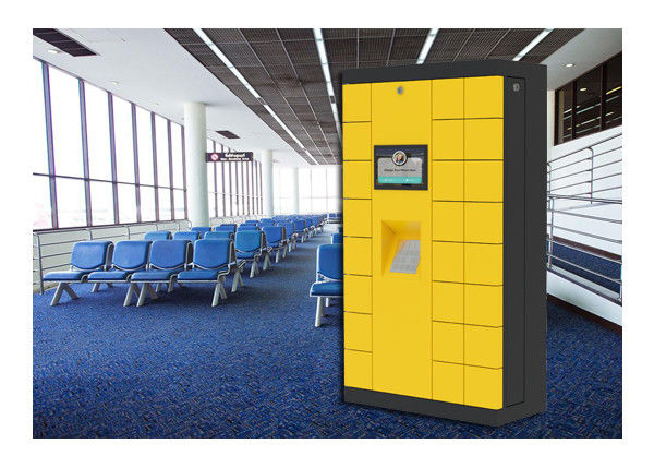 Airport Bus Station Luggage Cabinet Storage Public Lockers With Coin ...