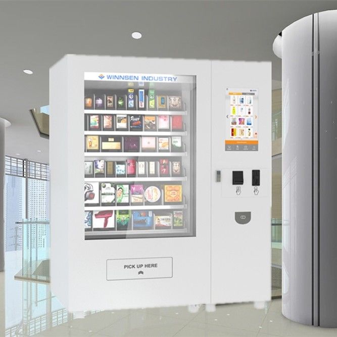 Touch Screen Mini Snack Vending Machine , Cold Drink Gumball Vending ...