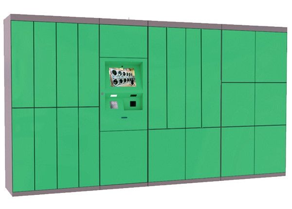 Touch Screen Smart Laundry Locker For 24/7 Dry Clean Service With SMS ...