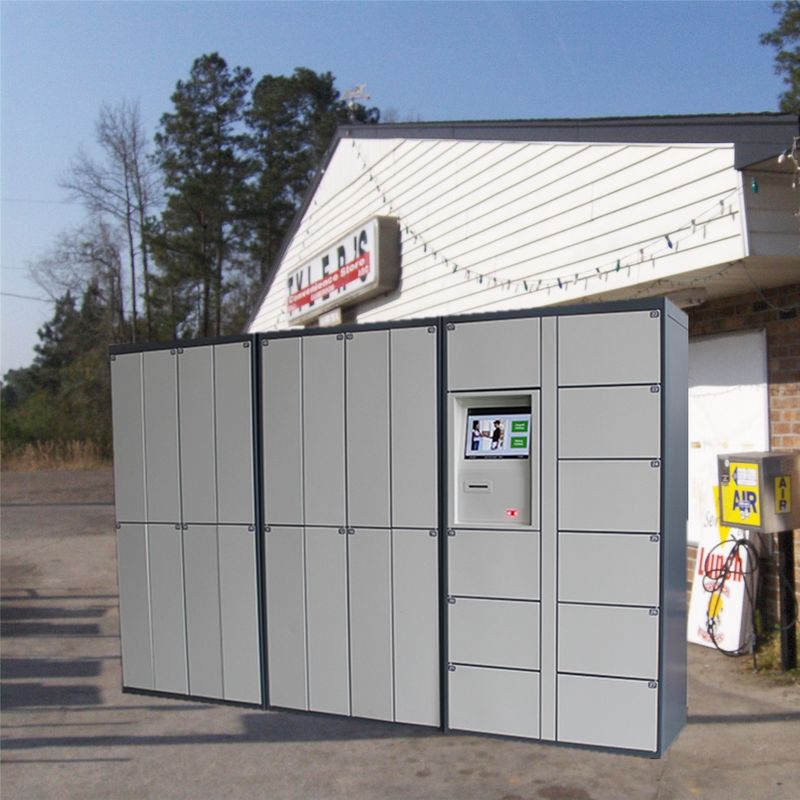 18 Doors / 40 Doors Dry Cleaning Lockers , Laundry Room Lockers API ...