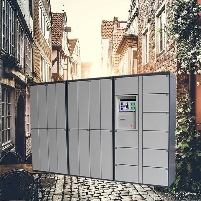 RFID Card Laundry Locker With Remote Control And 32 Inch Touch Screen