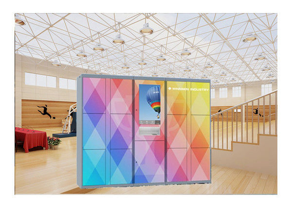 Industrial Self Service Laundry Locker , Smart Dry Cleaning Lockers ...
