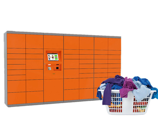 Self Service Dry Cleaning Locker Laundry Cabinet With Locker Status ...
