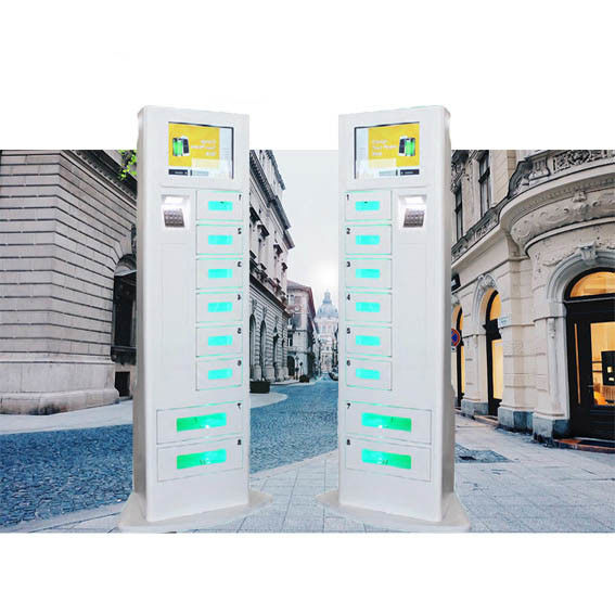 8 Doors Restaurant Public Phone Charging Stations With Remote Platform