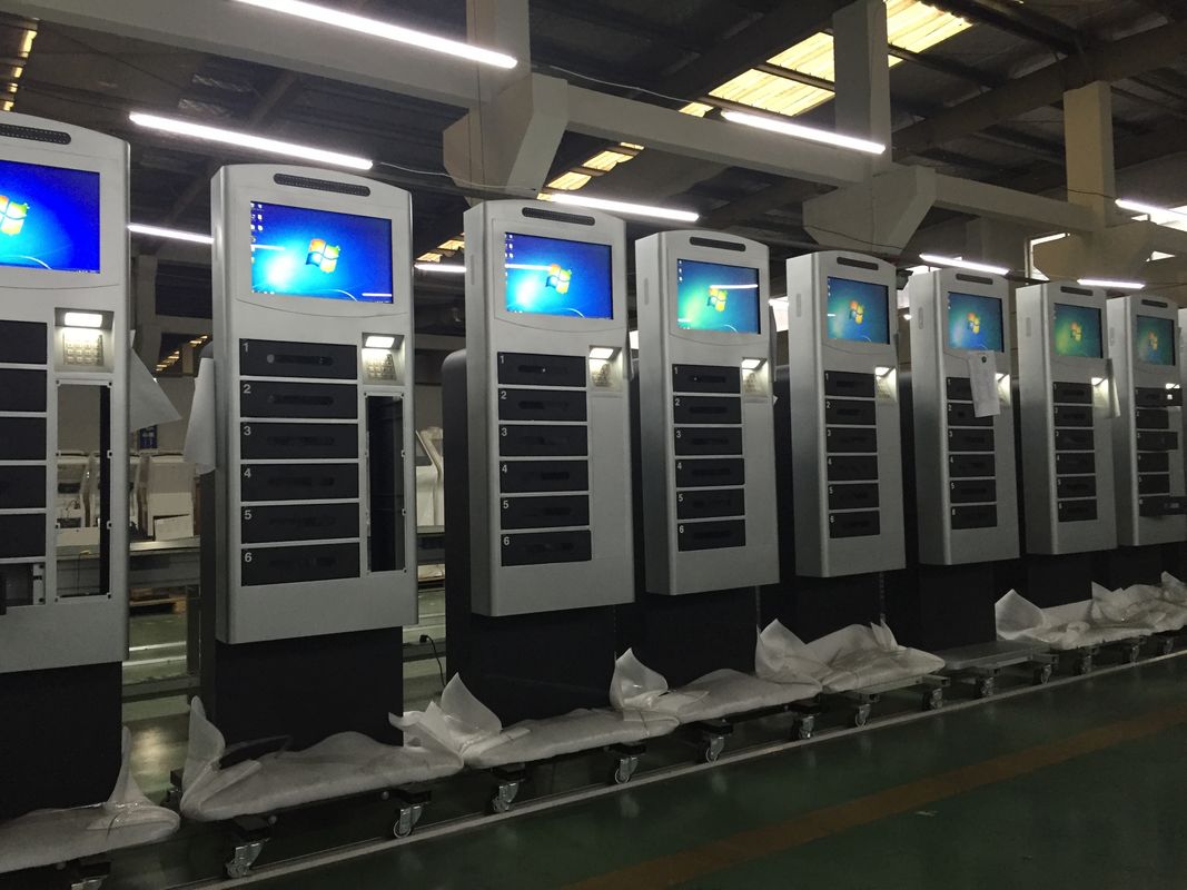 Intelligent Self Service Cell Phone Charging Stations Kiosk Lockers For ...