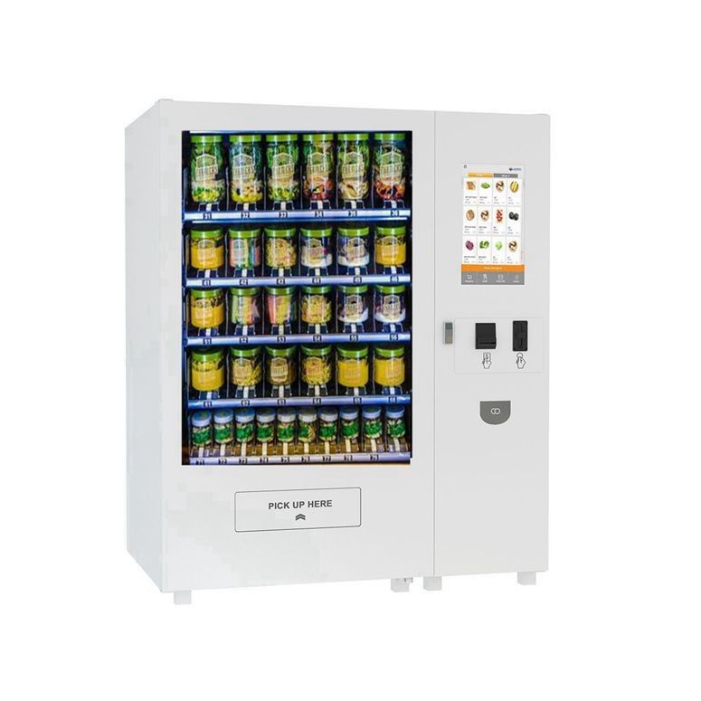 Chilled Robotic Vending Machine For Nutrition Fruit / Vegetable ...