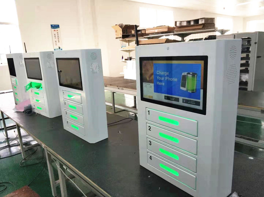 Wall Mount Multi Device Charging Locker Smart Cell Phone Free Charging ...