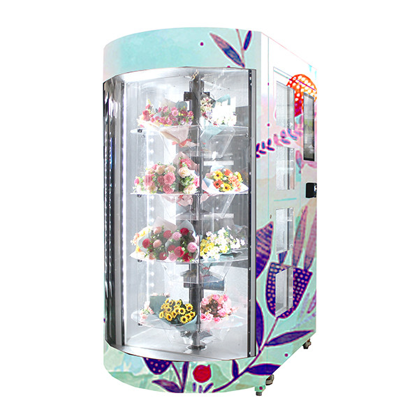 Florist Fresh Flower Station Vending Machine Automated 24 Hours Remote ...