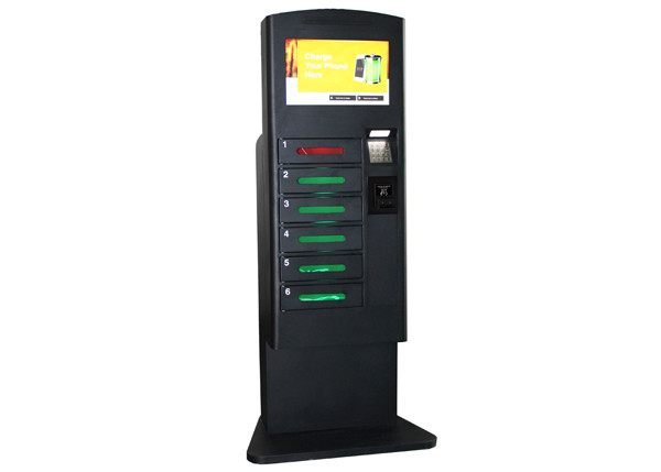 19 Inch Touch Screen Mobile Cell Phone Charging Station With Digital ...