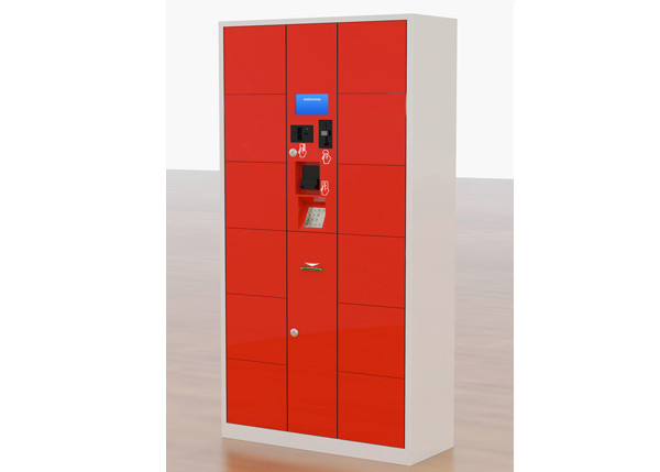Pin Code Operated Steel Electronic Luggage Lockers for Shopping Mall ...