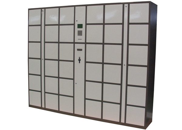 Steel Electronic Luggage Lockers Box Station with 36 Doors Large Size ...