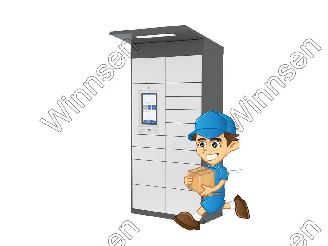 Click Collect Parcel Delivery Lockers Rfid Indoor Android System Remote ...