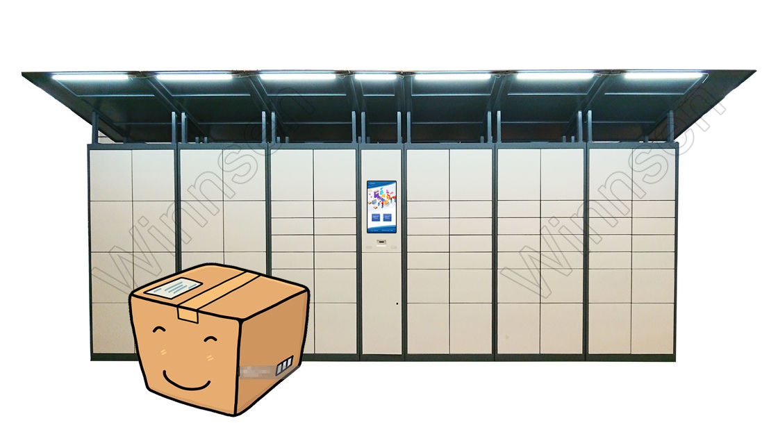 Click Collect Parcel Delivery Lockers Rfid Indoor Android System Remote ...