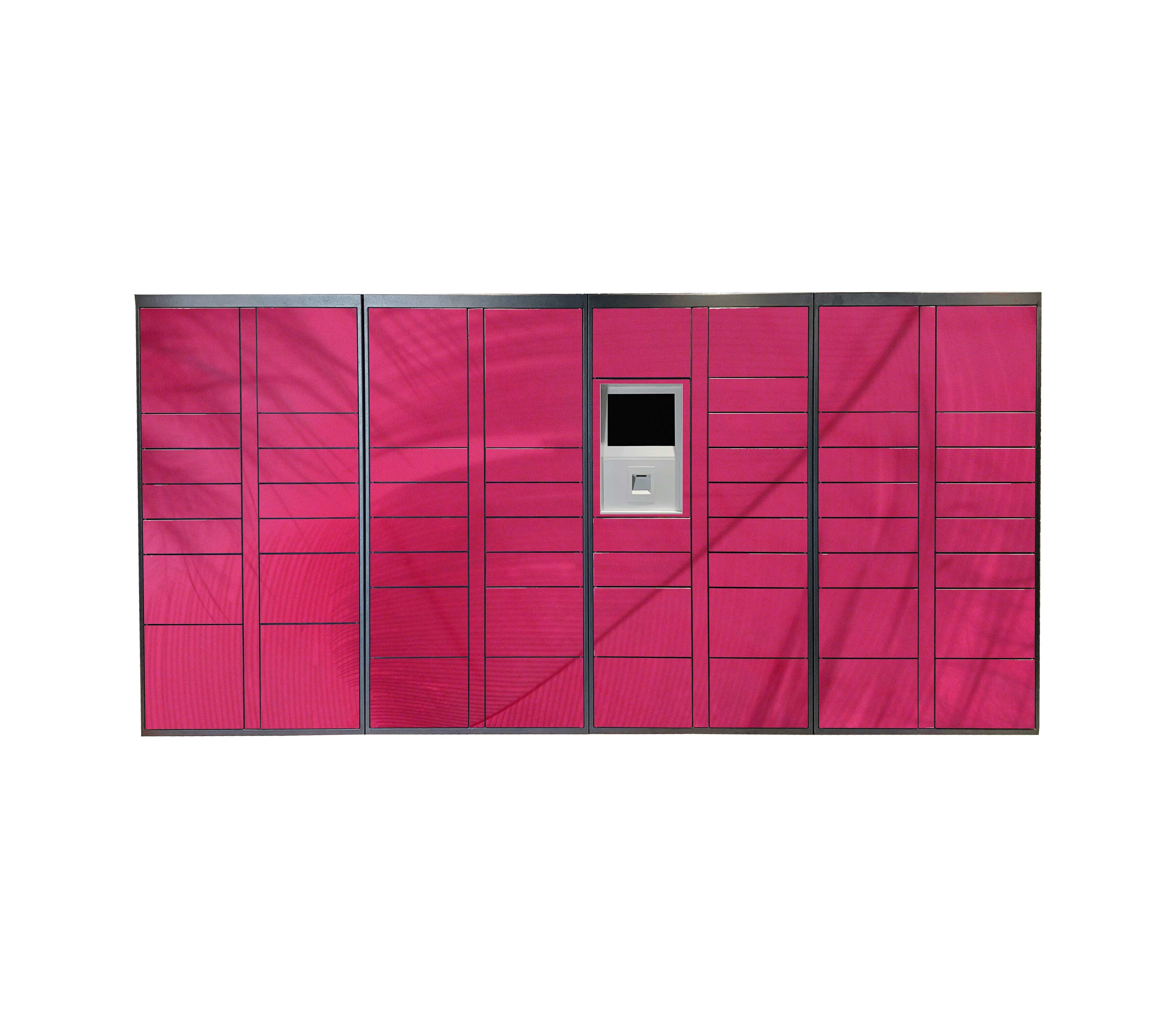 Safe smart electronic parcel delivery locker with safety locks bar code ...
