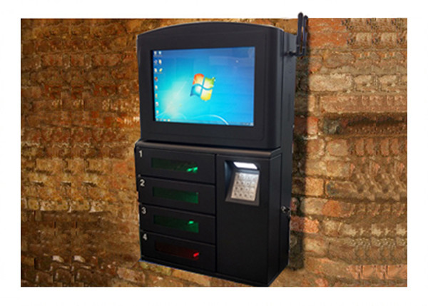 Wall Mounted Outdoor Mobile Phone Charging Station , Touch Screen ...