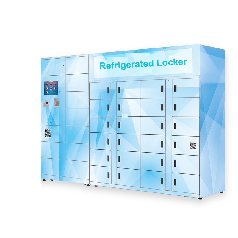 Winnsen Refrigerated Smart Food Fruit Lockers Outdoor Dynamic Cooling