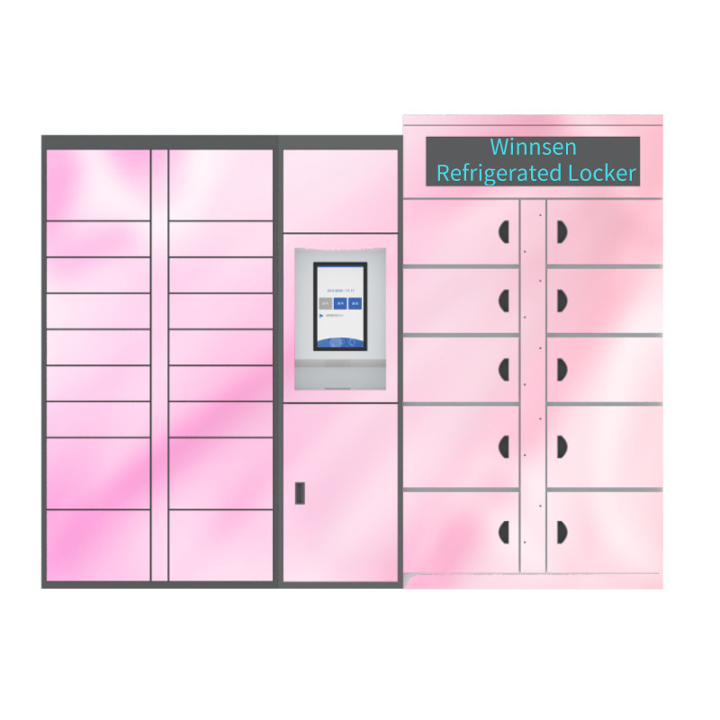 Smart Frozen Refrigerated Automated Locker Touch Screen Service Eggs ...