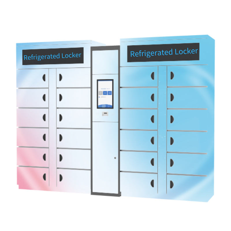 Outdoor Cake Fresh Refrigerated Locker 24 Hours Self Service Smart Cabinet