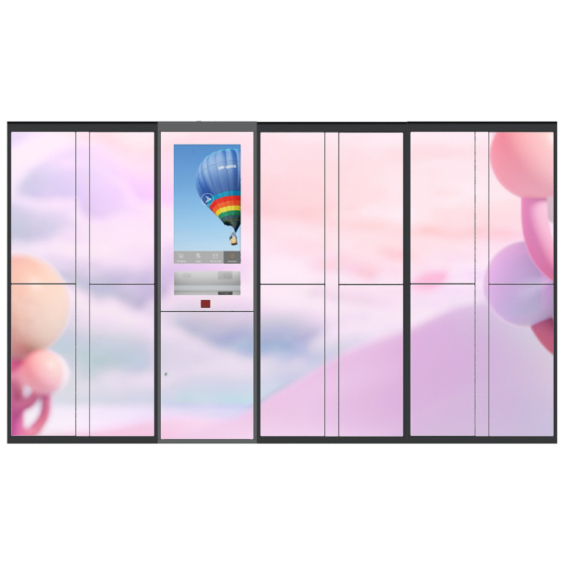 Express Smart Laundry Locker Cabinet Pickup QR Barcode Reader