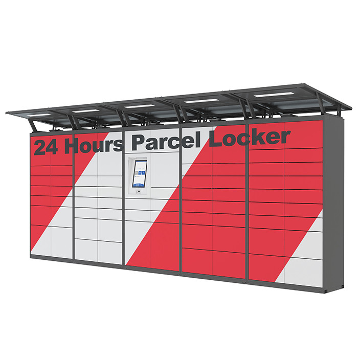 High Security Pickup Smart Parcel Delivery Locker 7/24 Working Self ...