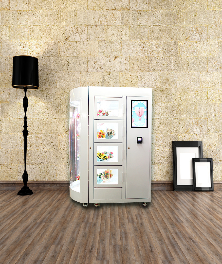 Winnsen Touch Screen Flower Vending Machine Automatic Bouquet Gift Combo