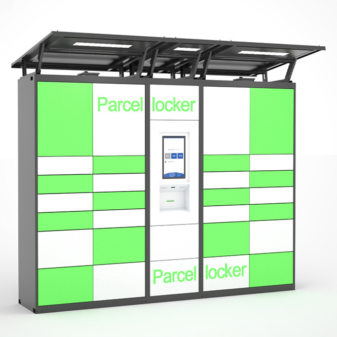 Outdoor Parcel Delivery Post Locker System Intelligent Controller Smart