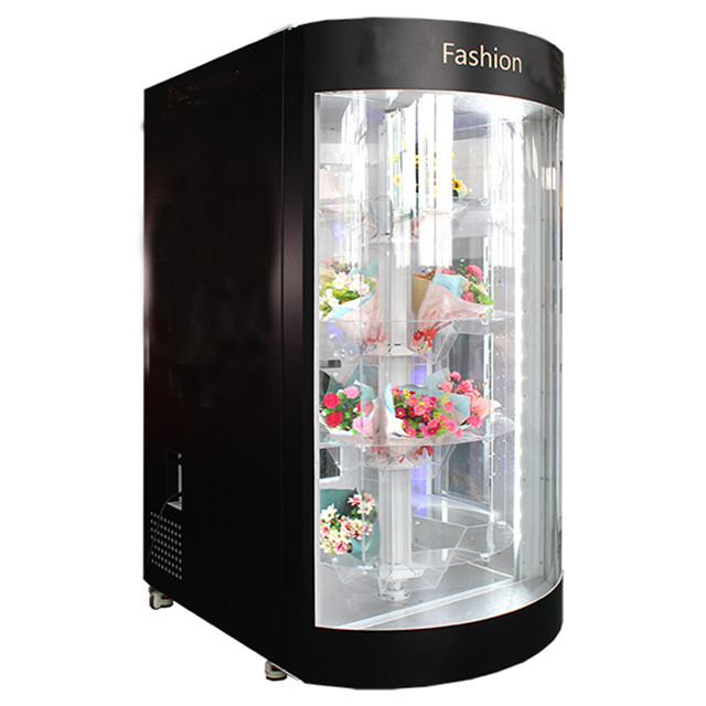 Remote Upload Ads Flower Vending Machine With Cooling System ...