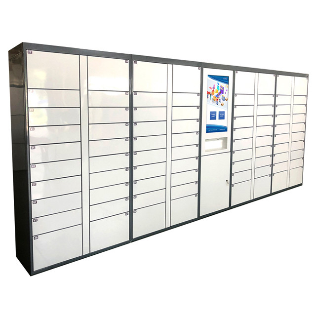 60Hz Steel Smart Parcel Delivery Locker Staff Office Small Self Pick Up ...