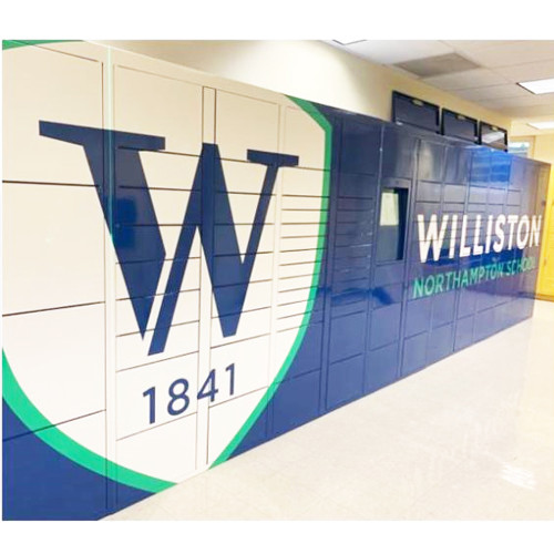 Outdoor Solar School Parcel Courier Locker With Barcode