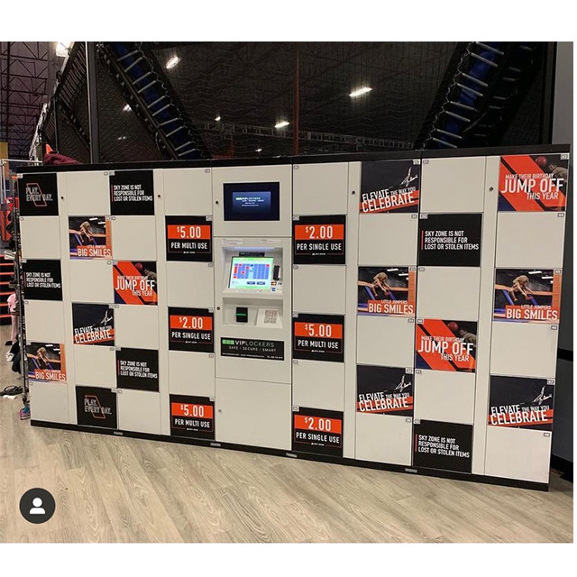 Self Service Vending Cabinet Display Locker Fully Automated 18.5" Touch ...