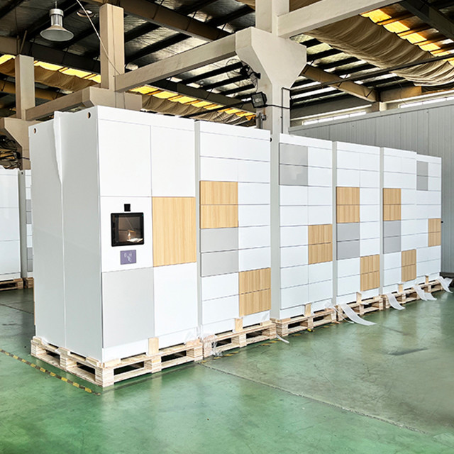 Winnsen Customized Smart Parcel Locker Intelligent Wooden In Multi Language