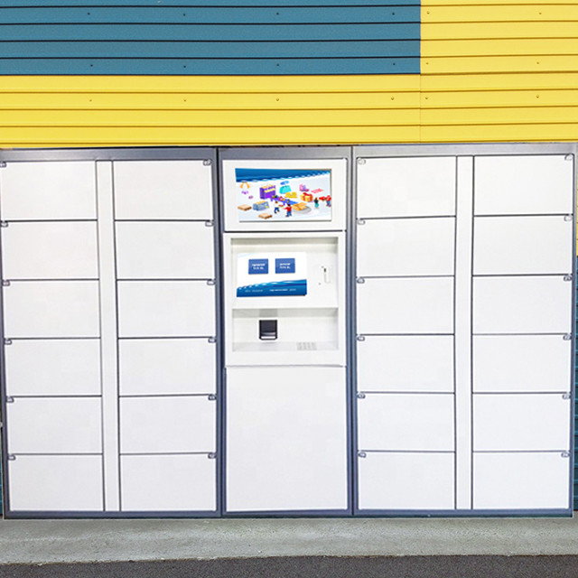 Custom Outdoor High End Computerized Parcel Locker Electronic Barcode ...