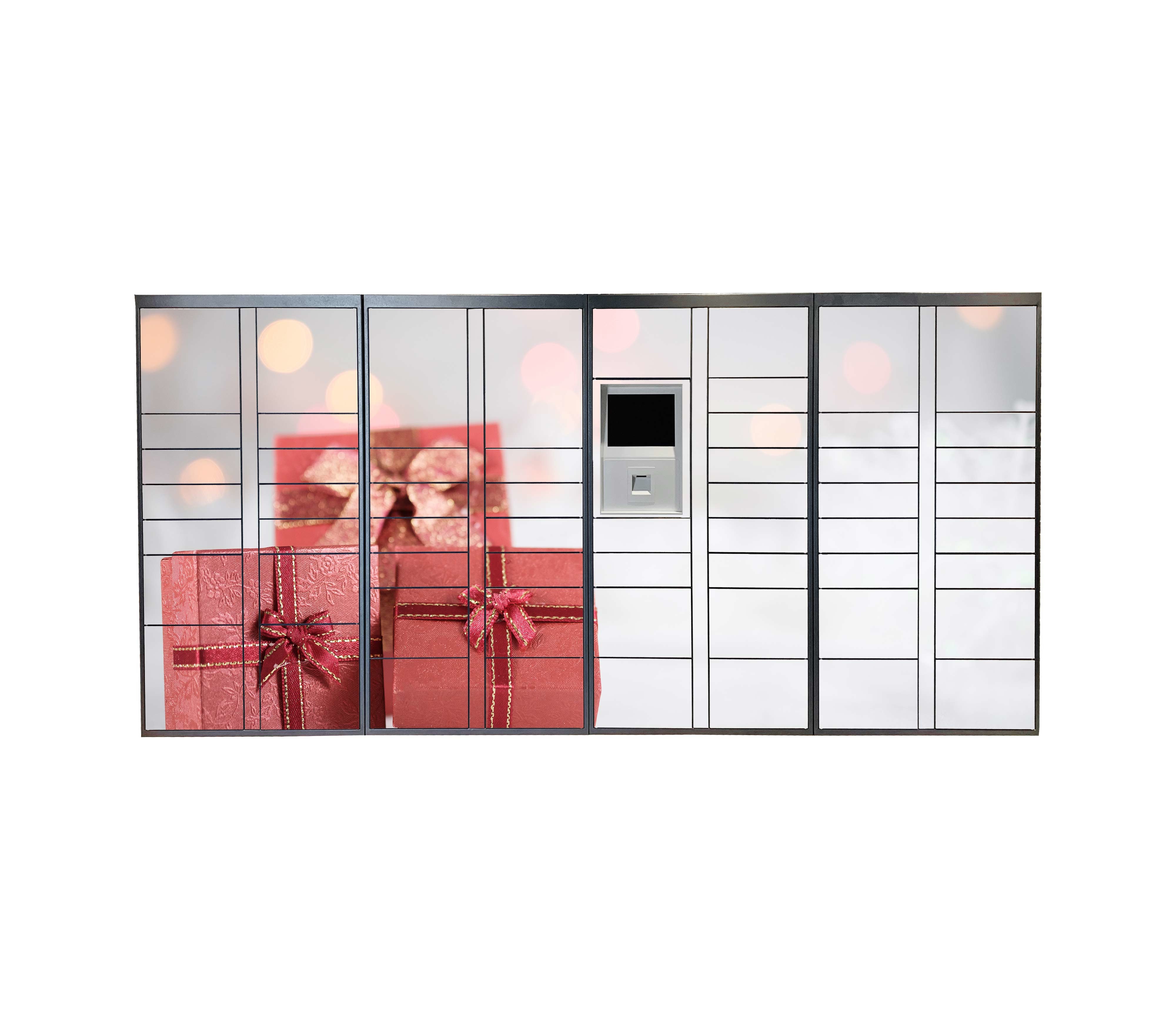 Logistics Self Service Outdoor Touch Screen Smart Parcel Delivery ...