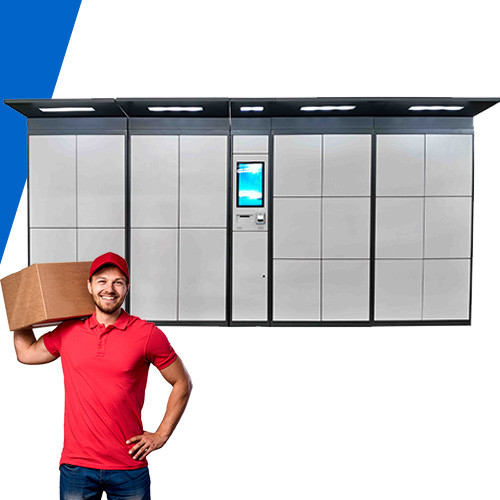 Outdoor 22 Inch Parcel Delivery Lockers With Android System For Office ...