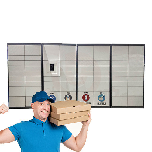 High End Smart Secure Drop Parcel Lockers With Android System With ...