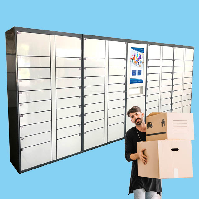 Stainless Winnsen Automated Parcel Lockers Self Pick Up Electronic ...