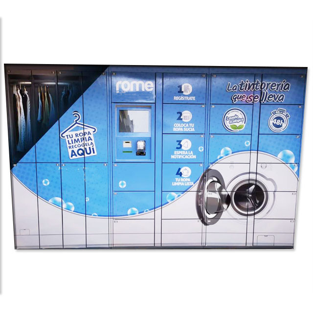 Outdoor Postal Service Intelligent Wash Wardrobe Locker Laundry Cabinet ...