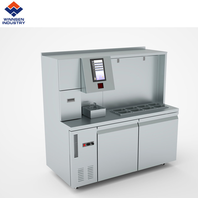 Commercial Automatic Bubble Tea Counter Customize Drink Station Popping ...