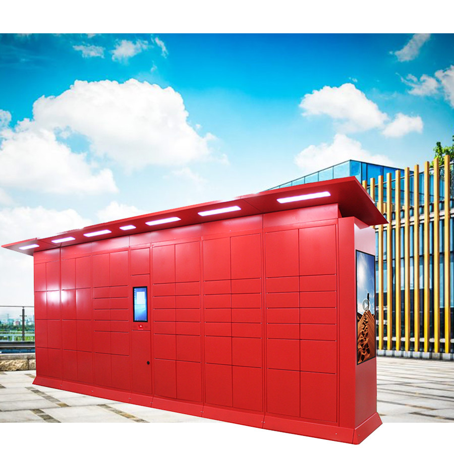 Online 24 Hours Self Service Express Parcel Delivery Lockers With Custom Doors