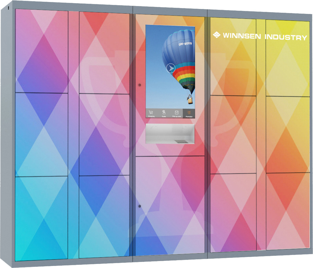 Self Service Luggage Lockers , Electronic Locker Systems Full Eliminate ...