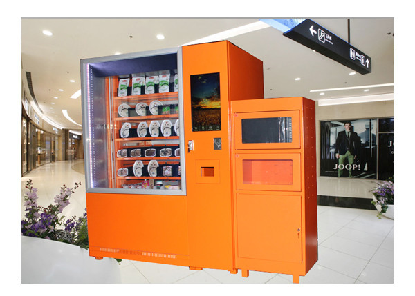Convenience Store Shop Heat Hot Food Vending Machine With Microwave And ...